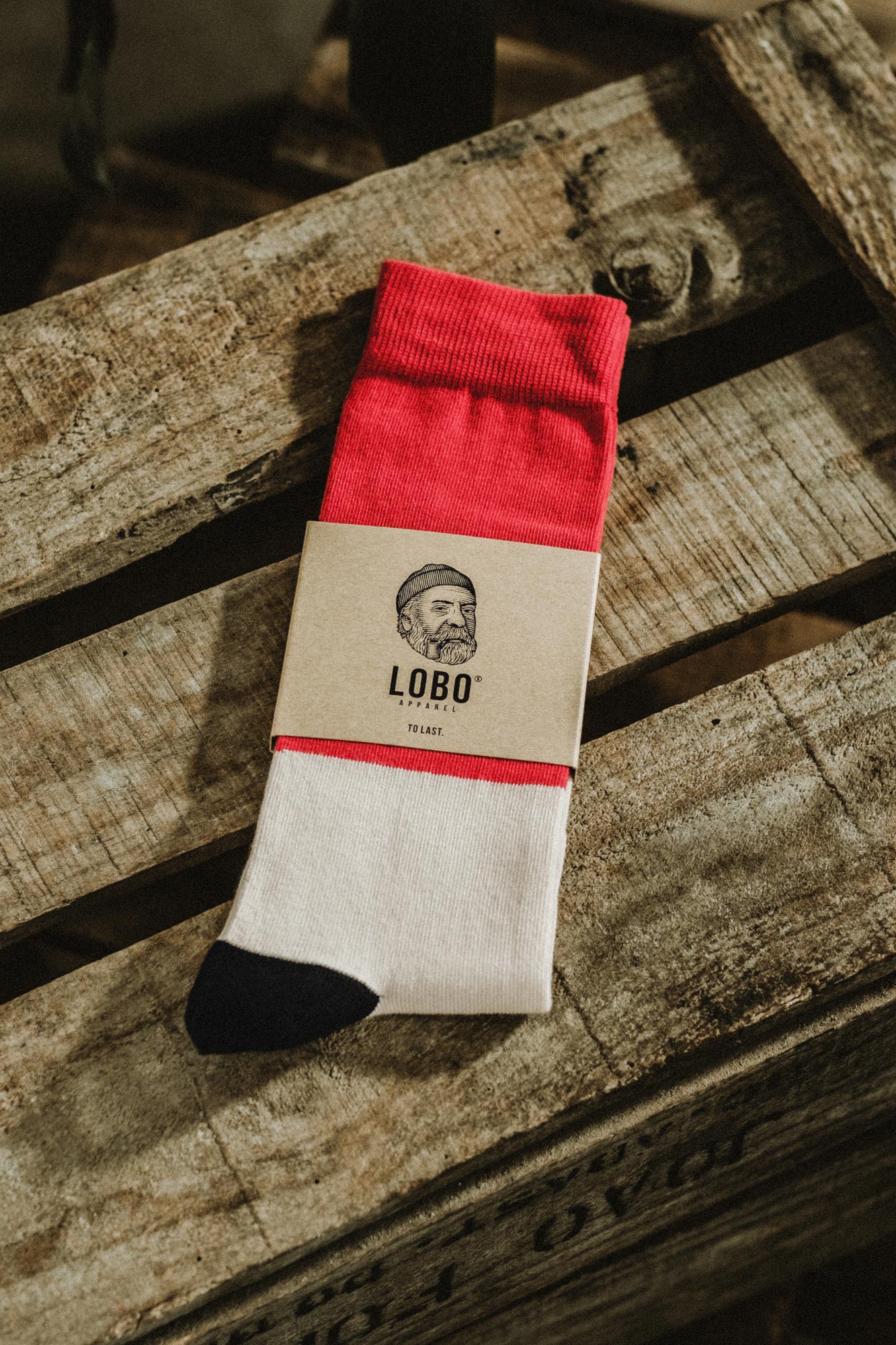 Lobo Classic Red Socks - LOBO APPAREL