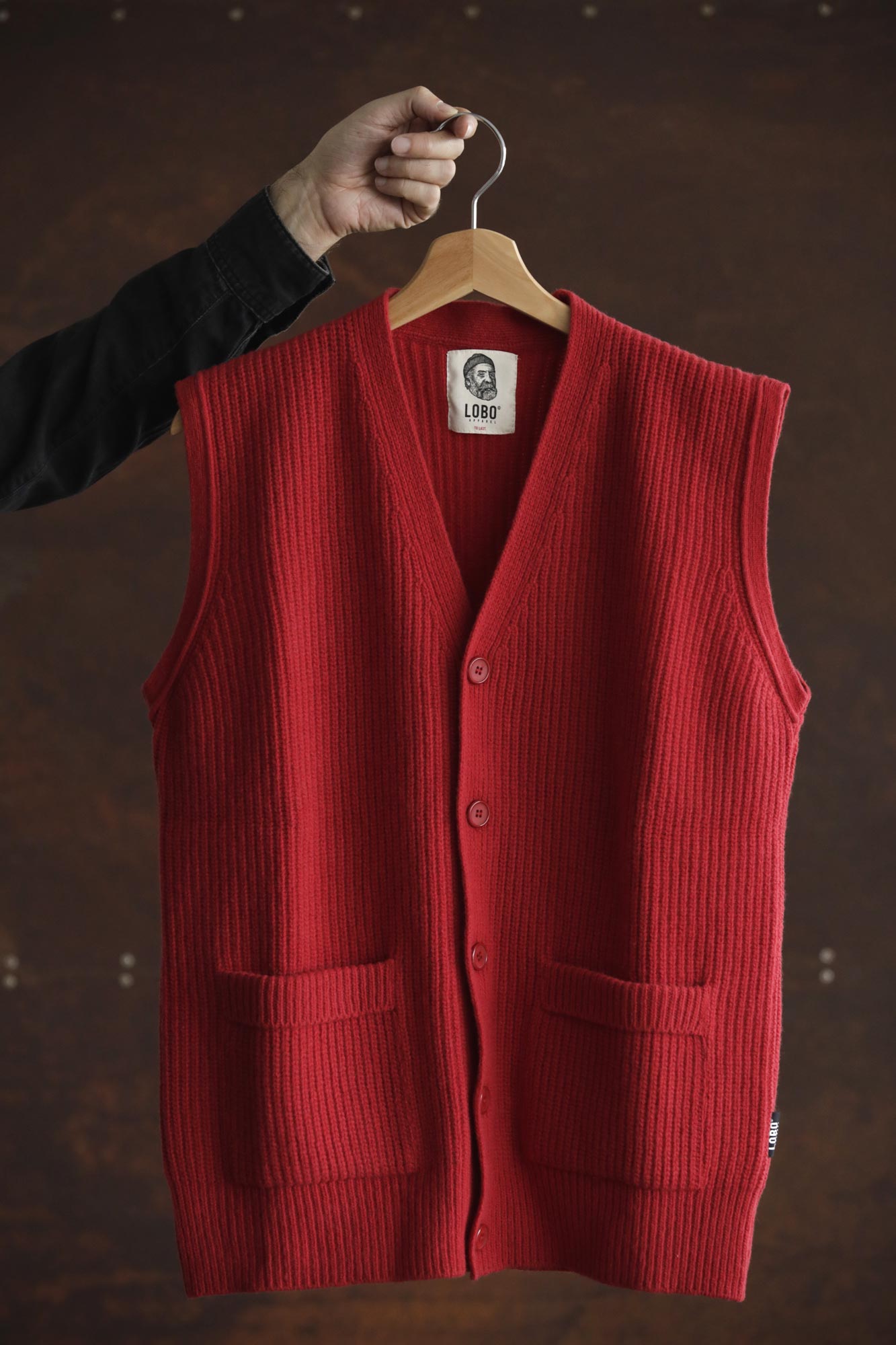 Lobo Red Vest - LOBO APPAREL